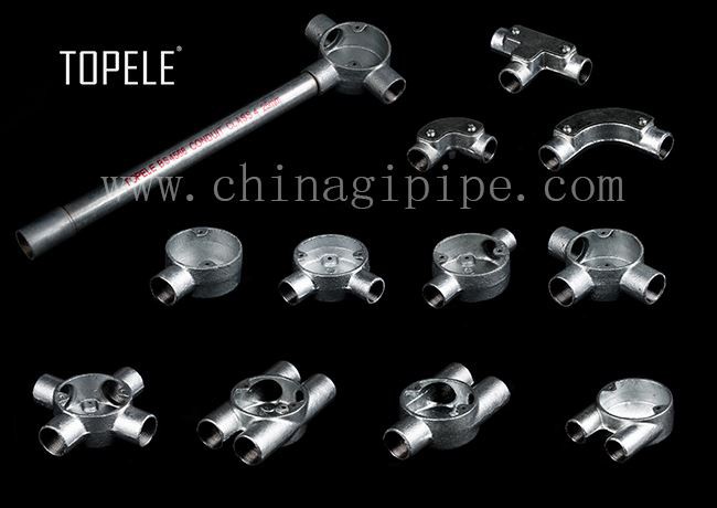 20mm 25mm Conduit Malleable Iron Galvanized Inspection Bend ...